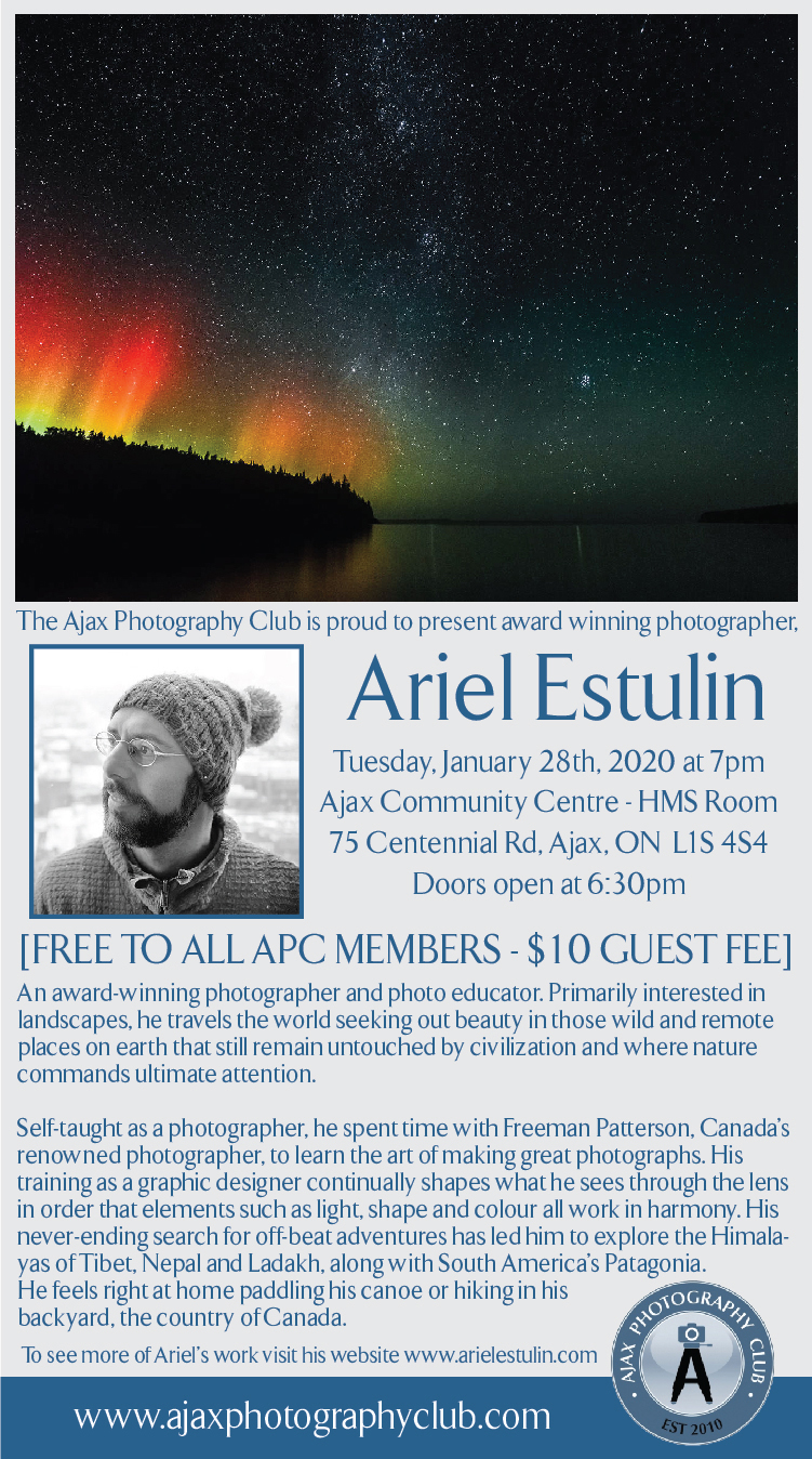APC January Meeting – Award-winning photographer, Ariel Estulin. – The ...